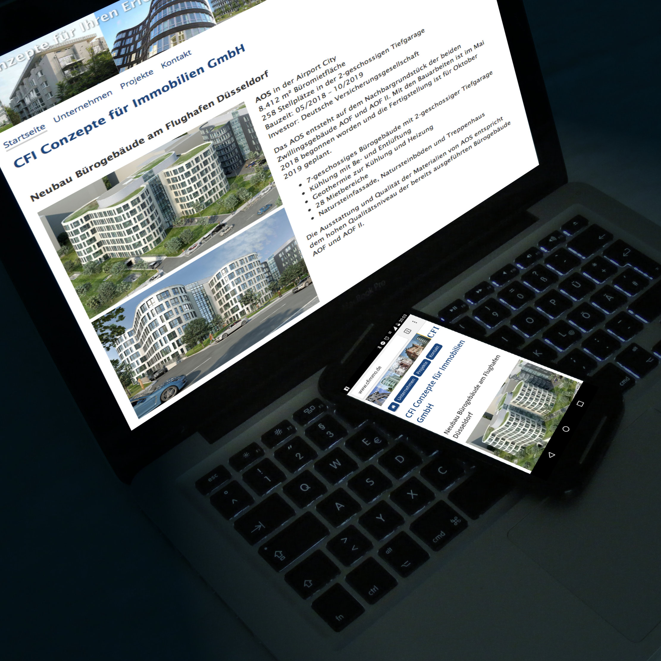 Responsives Redesign für CFI | Portfolio | Grafik-etc.de